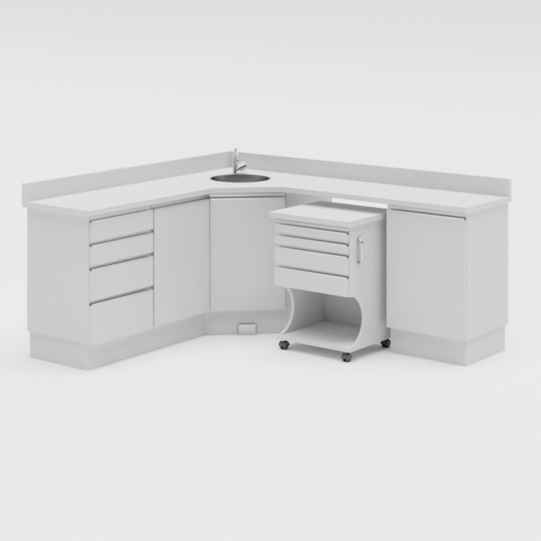 ARMÁRIO MODULADO CANTO 10 - Odontoway